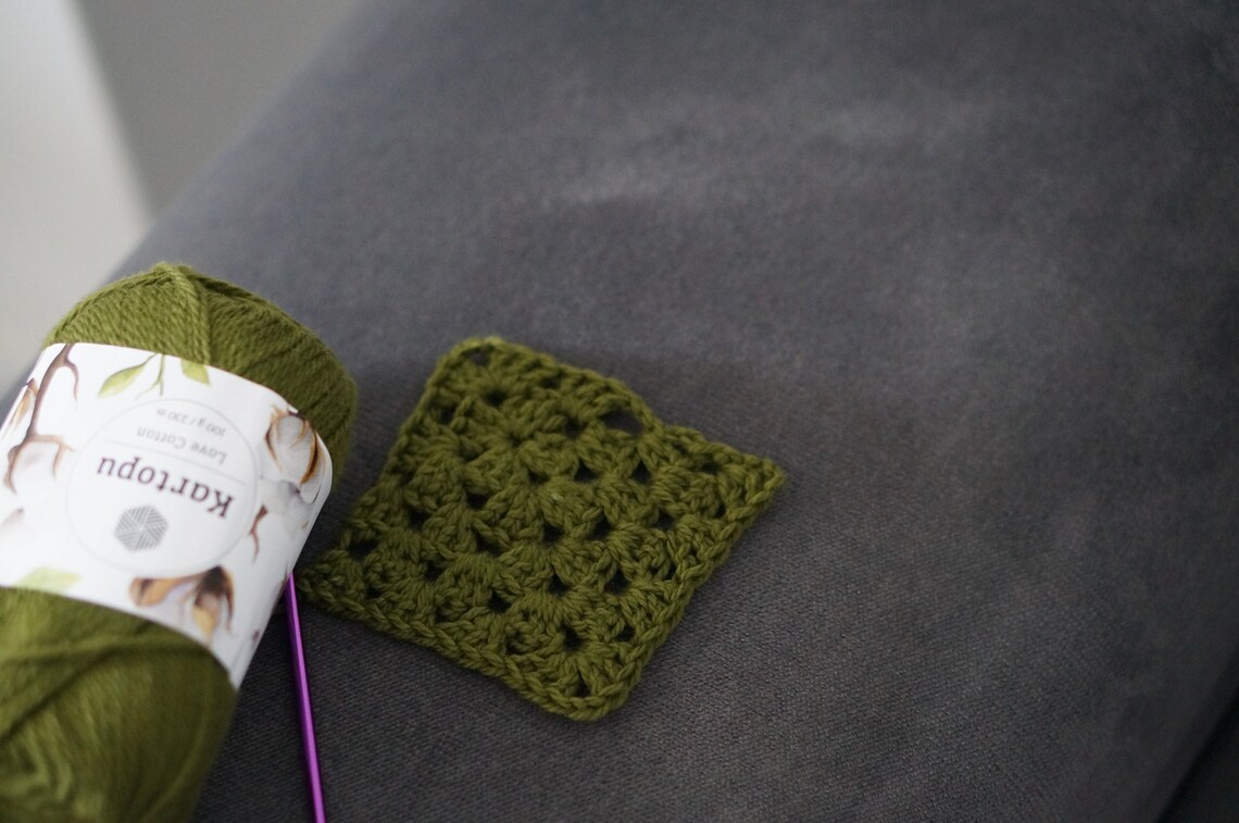 Mitered Granny Square Crochet Pattern - Etsy