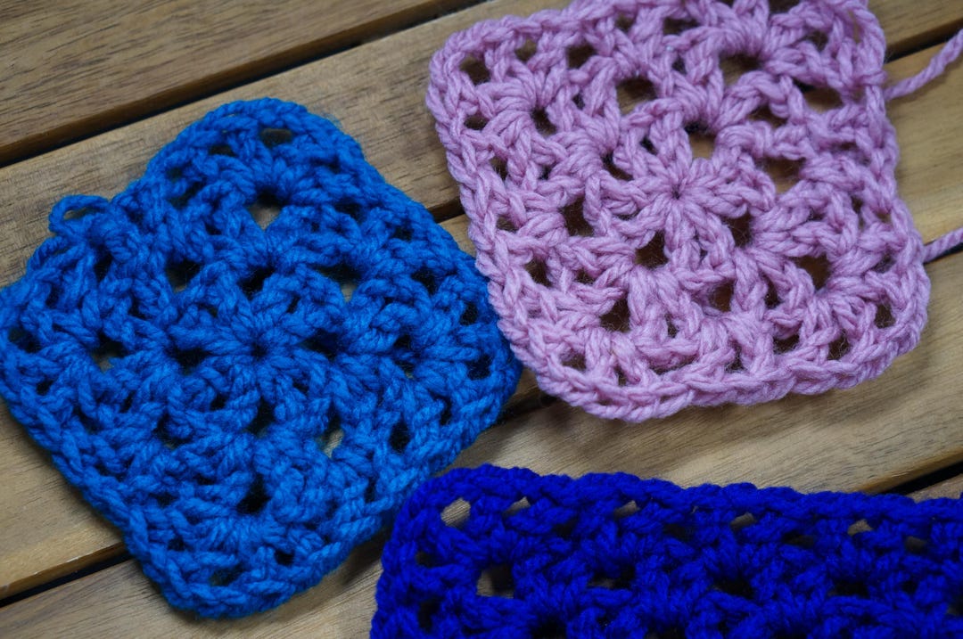 V Stitch Granny Square Crochet Pattern - Etsy