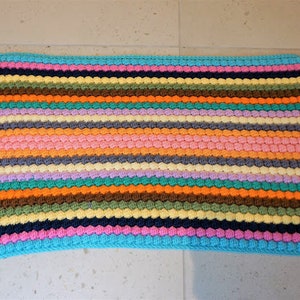 Bobble Stitch Doormat Crochet Pattern. Bobble Rug Pattern - Etsy