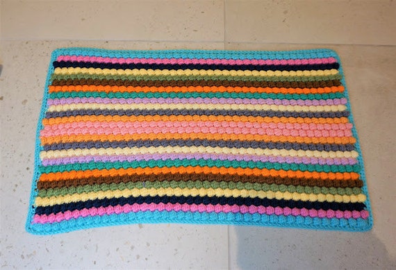 Bobble Stitch Doormat Crochet Pattern | Etsy