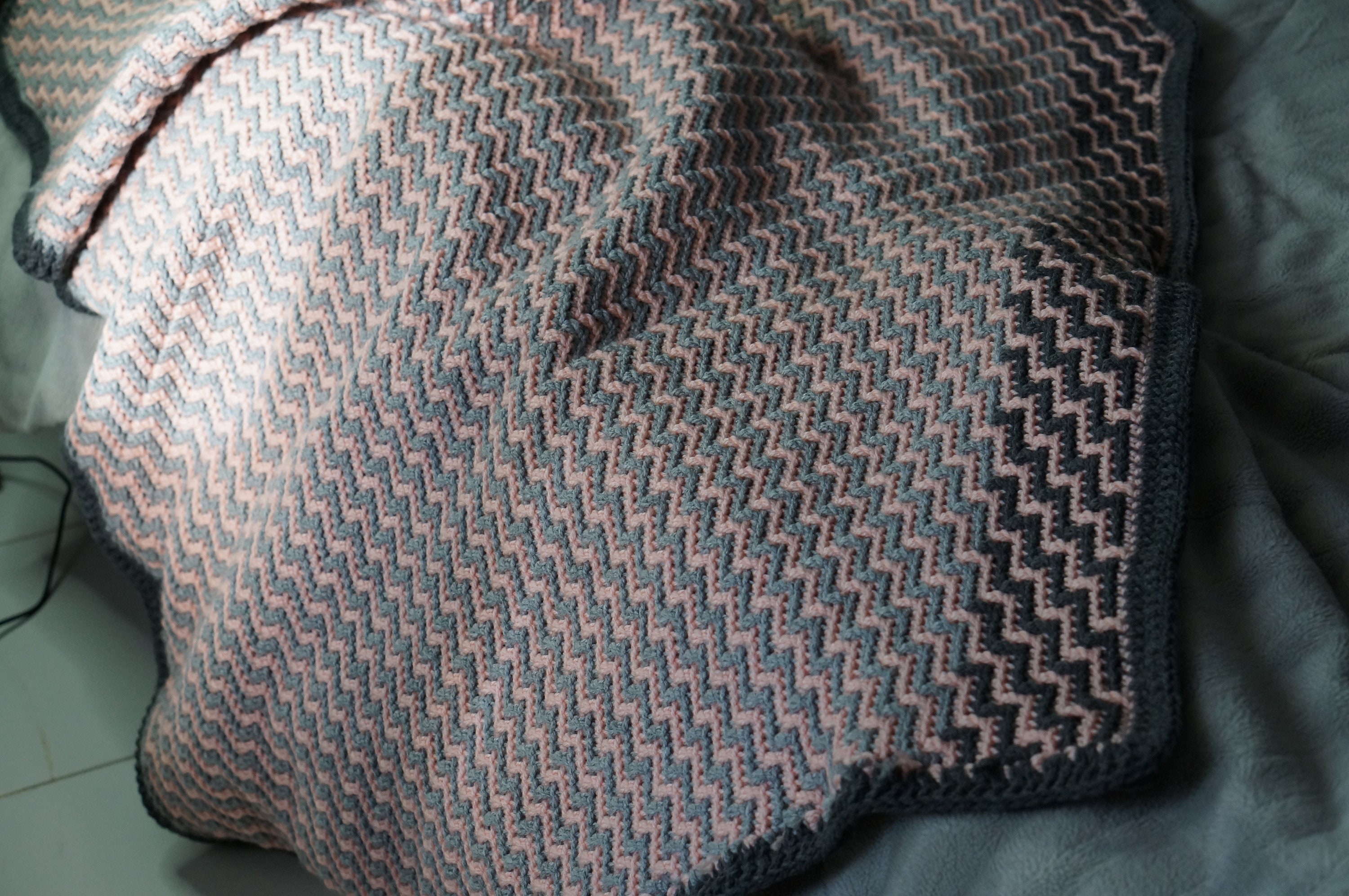 The Mosaic Crochet Blanket Pattern - Etsy