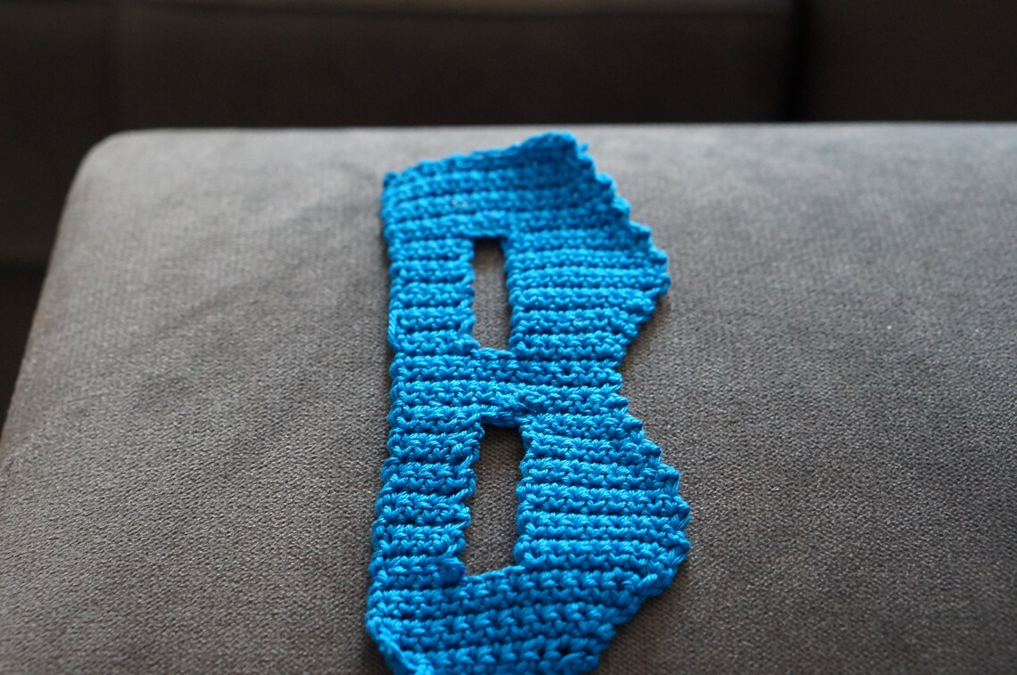 Letter B Crochet Pattern - Etsy