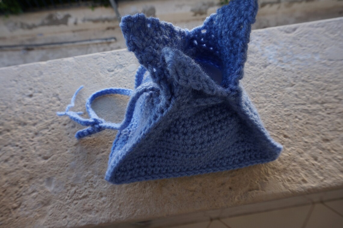 The Pyramid Triangle Crochet Purse Pattern - Etsy
