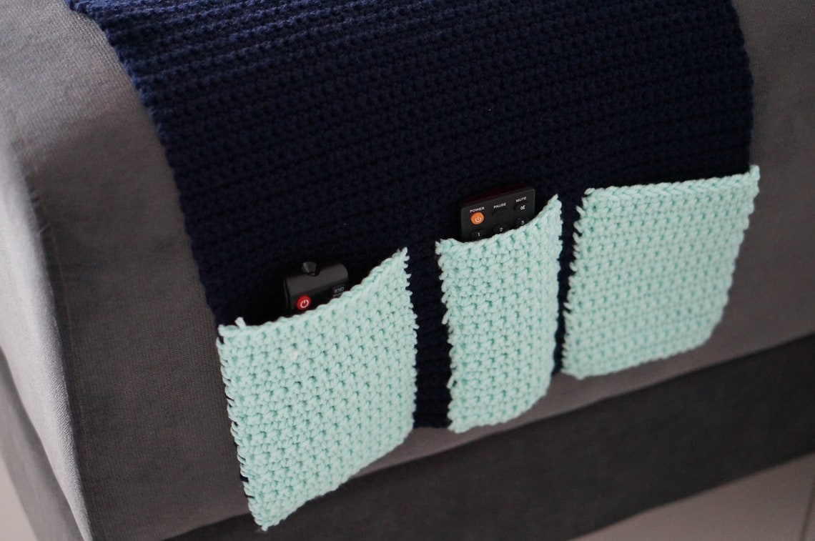 Crochet a Remote Organizer Pattern - Etsy