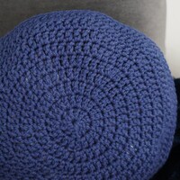Round Pillow Crochet Pattern - Etsy
