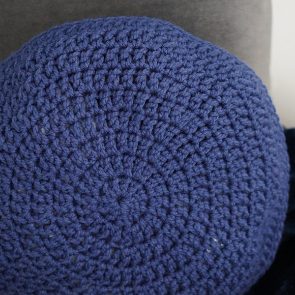 Round Pillow Crochet Pattern - Etsy