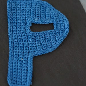 Crochet Alphabets: Letter P Crochet Pattern - Etsy