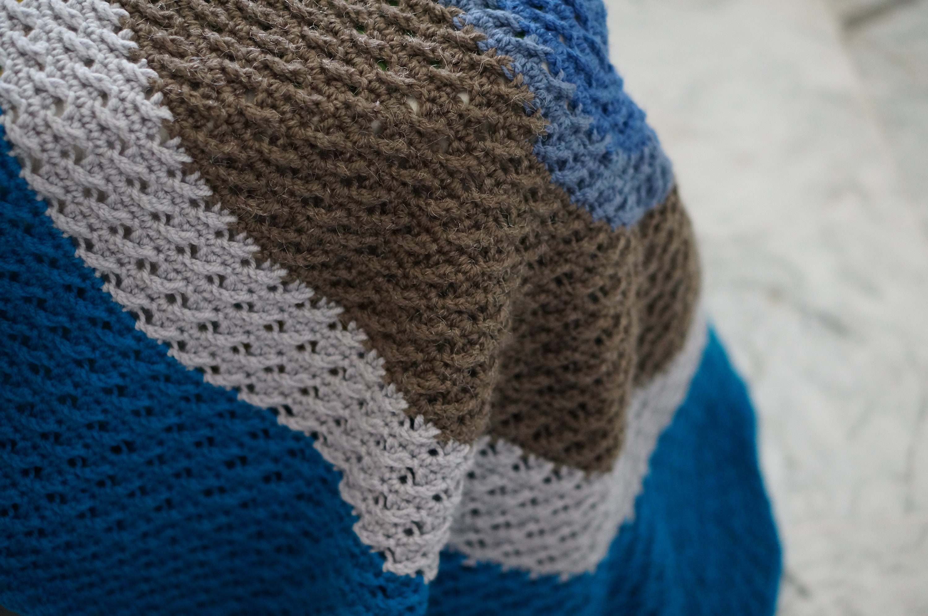 Cross Stitch Round Blanket Crochet Pattern - Etsy