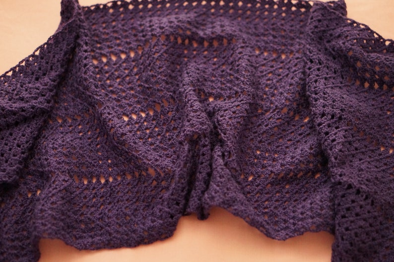 Granny Ripple Shawl Crochet Pattern - Etsy