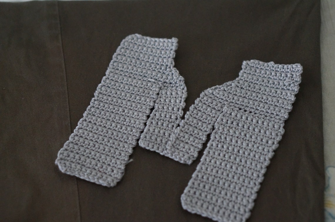 Crochet Alphabets: Crochet Letter M Pattern - Etsy