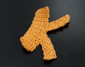 Letter K Crochet Pattern, 3D Alphabet Crochet Pattern, 3d Words Pattern ...