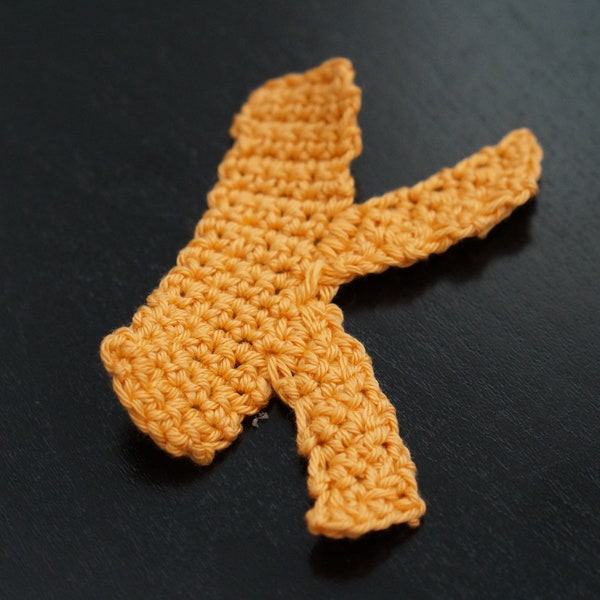 Letter K Crochet - Etsy