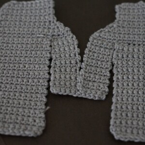 Crochet Alphabets: Crochet Letter M Pattern - Etsy