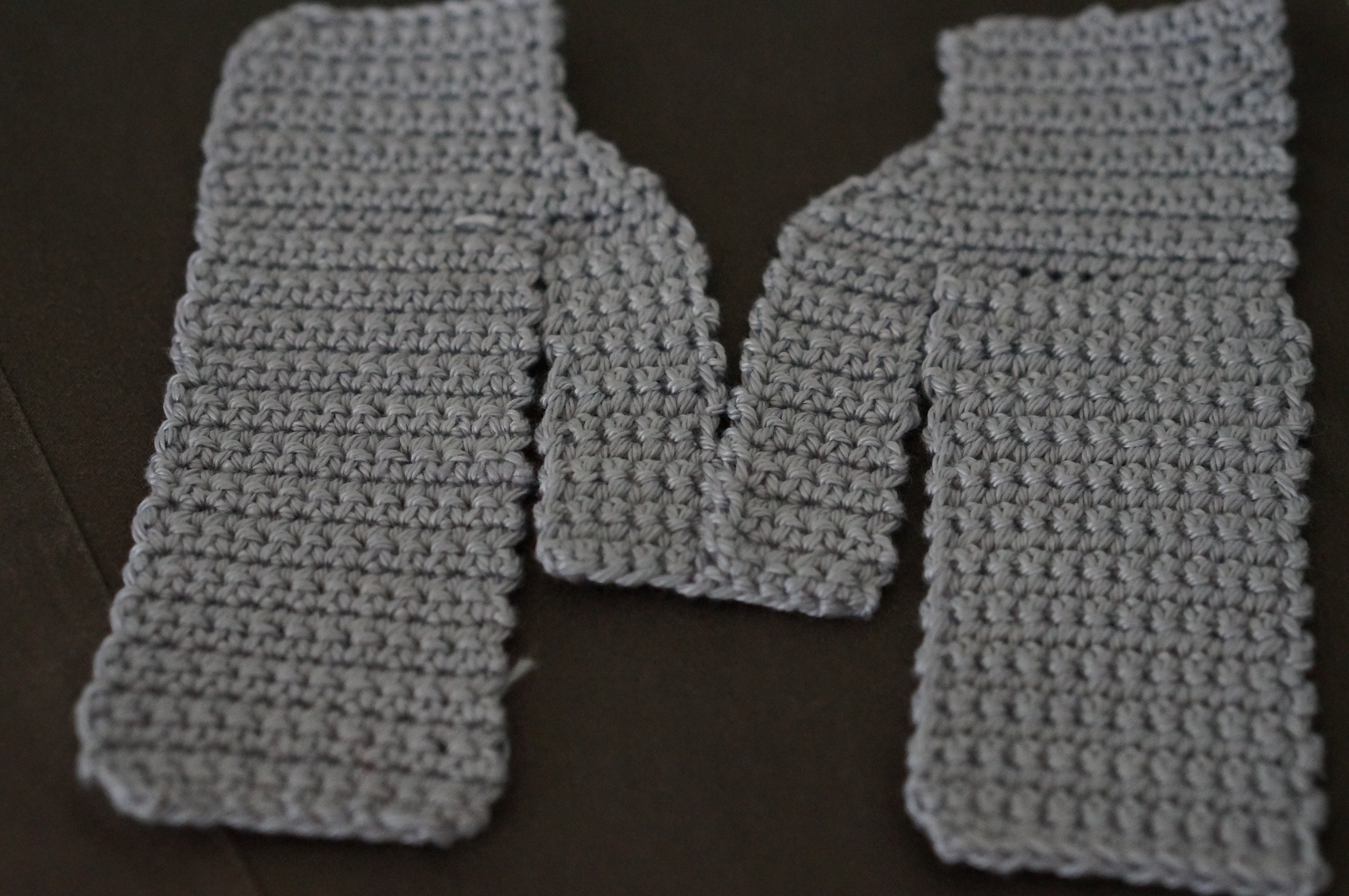 Crochet Alphabets: Crochet Letter M Pattern - Etsy