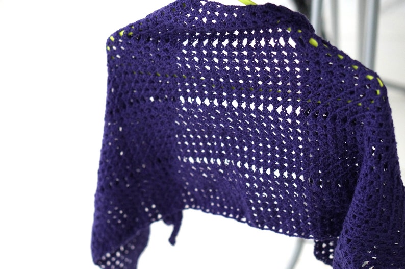 Granny Ripple Shawl Crochet Pattern - Etsy