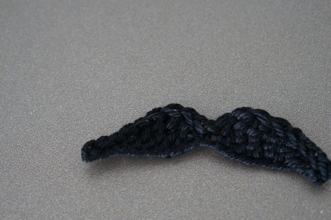 Crochet Moustache Applique PDF Pattern - Etsy
