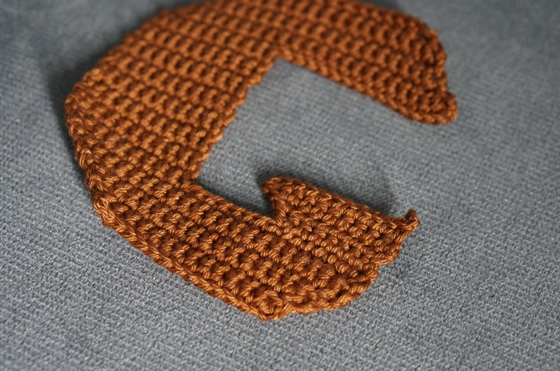 Letter G Crochet Pattern . Crochet Letters and Alphabets - Etsy