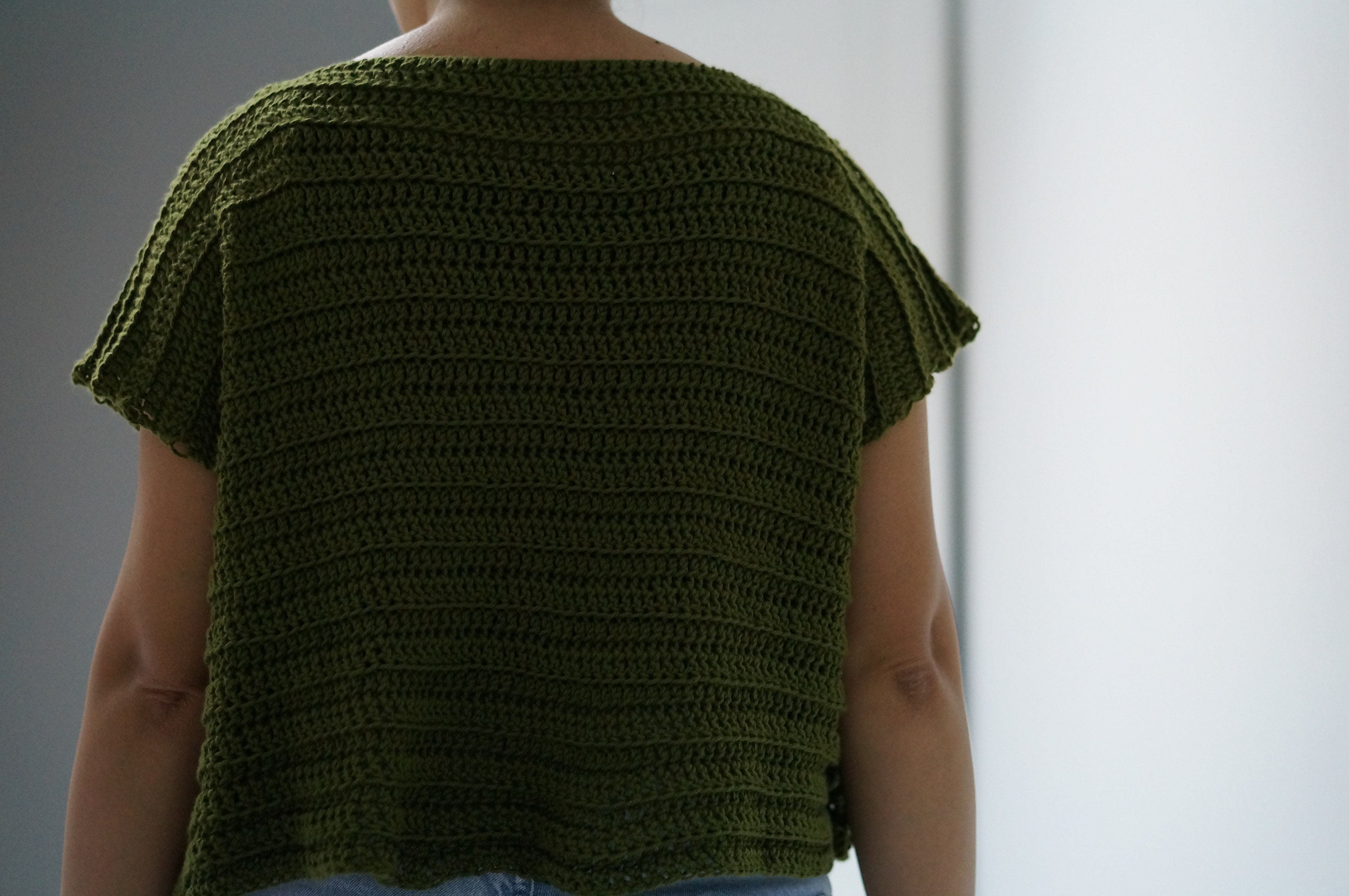 Oversized Top Crochet Pattern - Etsy