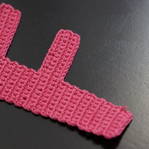 Crochet Letter F Pattern - Etsy