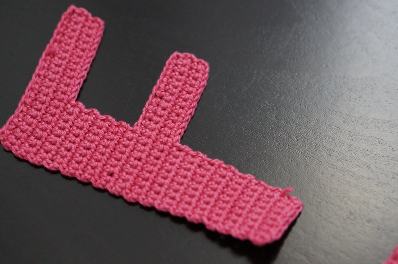 Crochet Letter F Pattern - Etsy