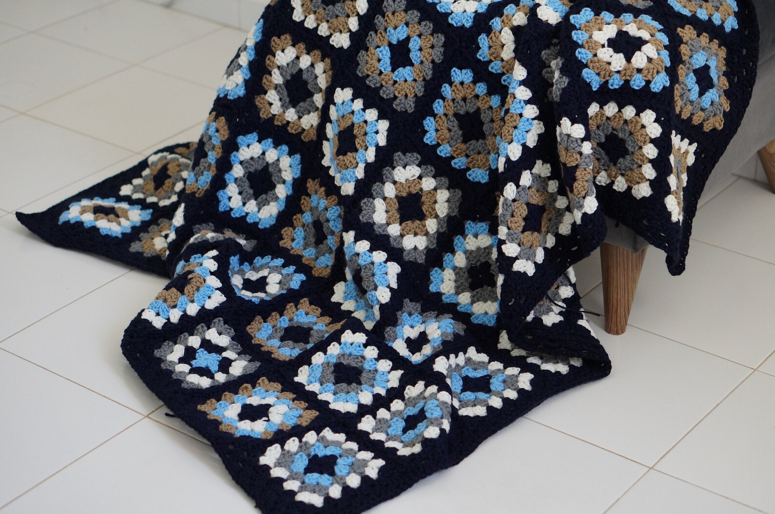 The Granny Square Blanket Pattern - Etsy