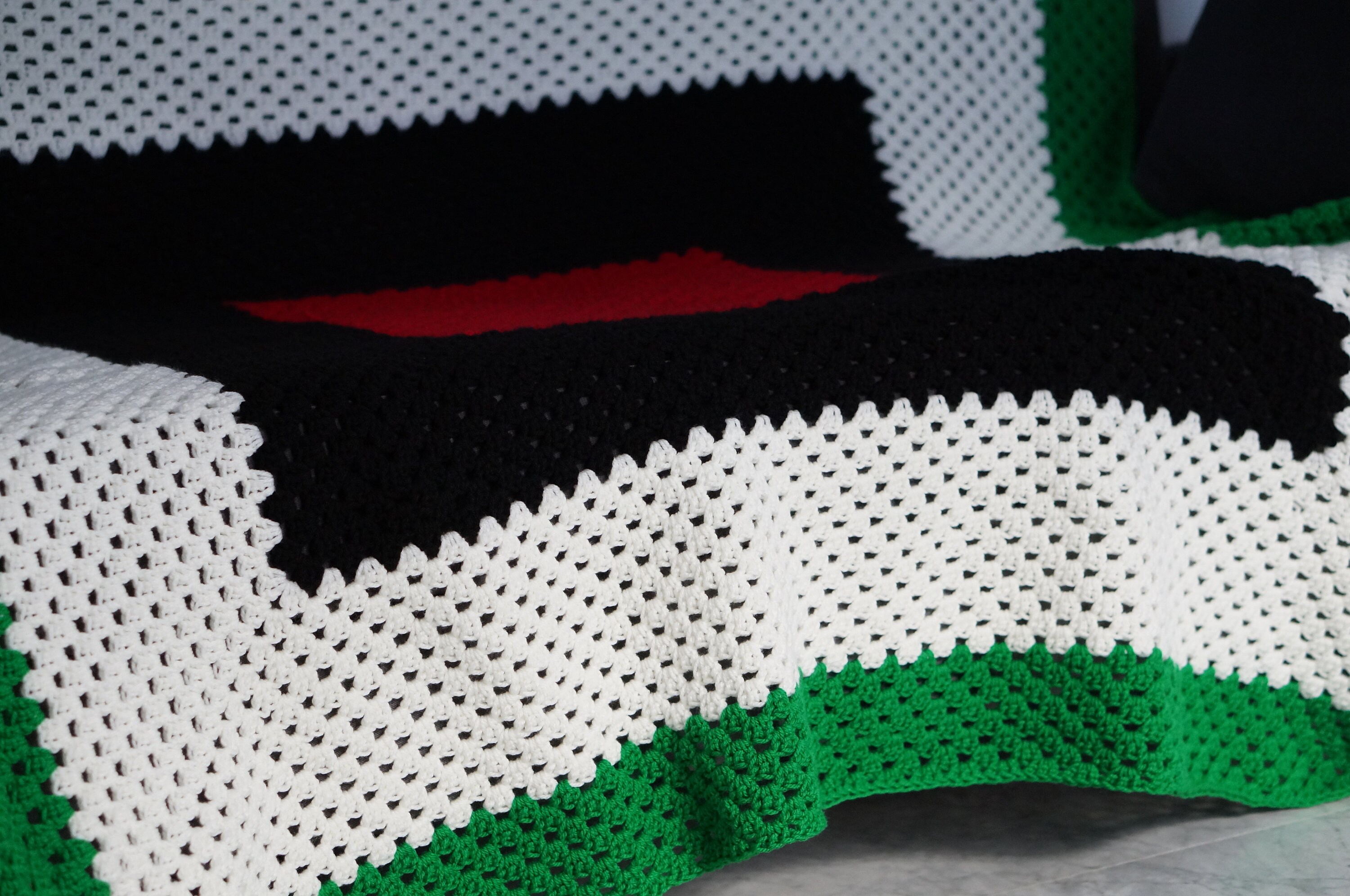 Queen Size Granny Square Crochet Pattern - Etsy