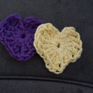Crochet a Small Heart Pattern - Etsy
