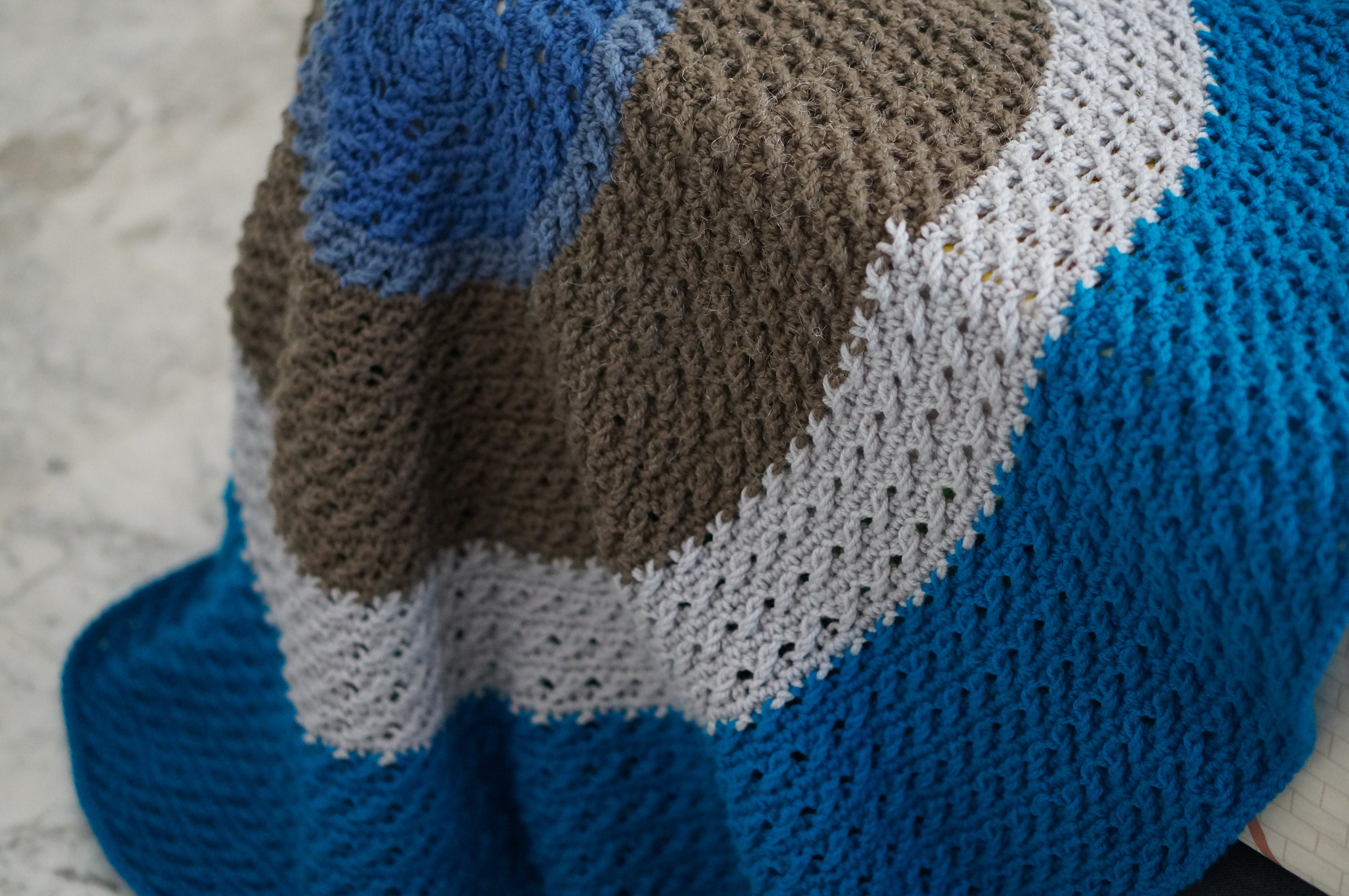 Cross Stitch Round Blanket Crochet Pattern - Etsy