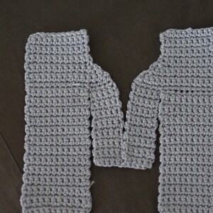 Crochet Alphabets: Crochet Letter M Pattern - Etsy