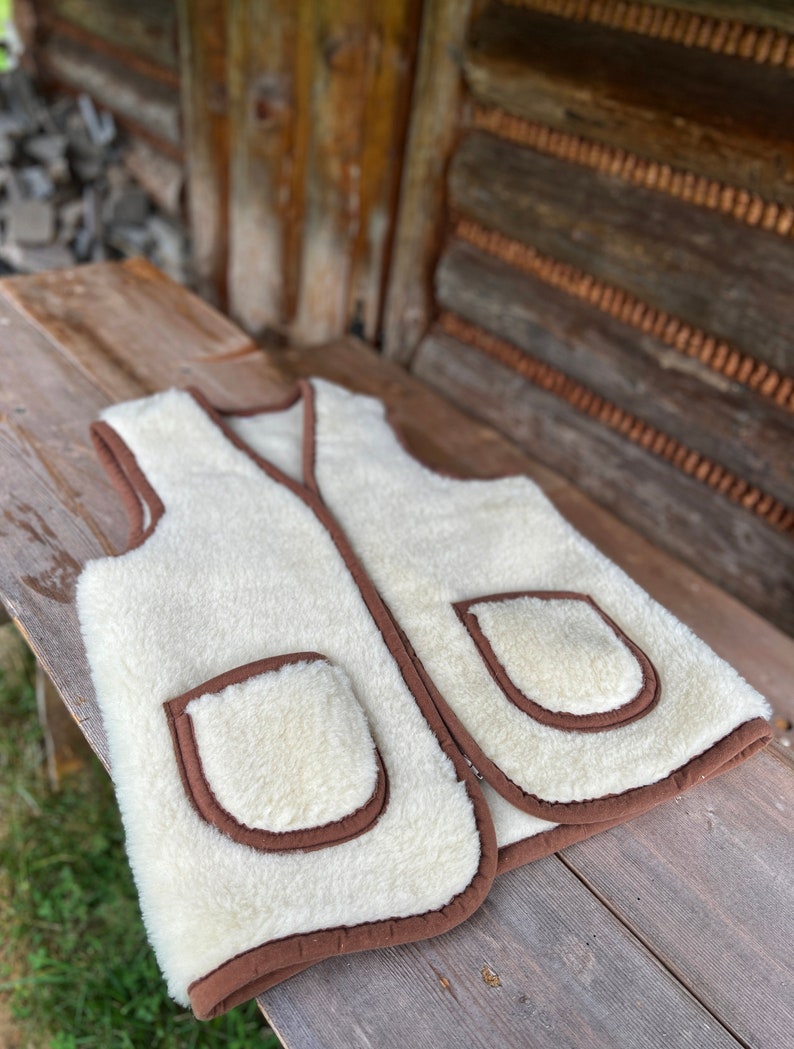 Merino Wool Vest Trendy Gilet Sustainable Wool Product - Etsy