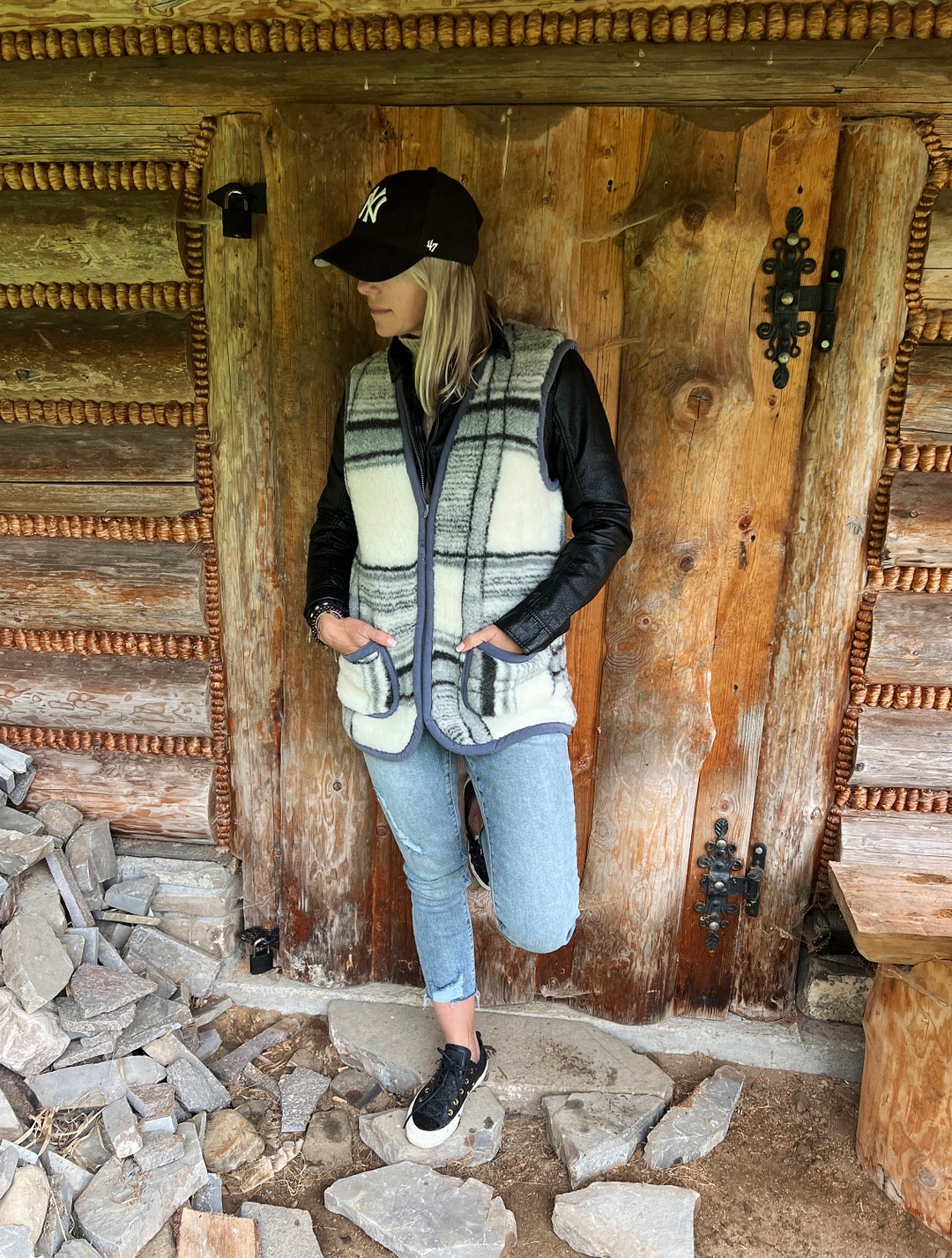 Merino Wool Vest Trendy Gilet Sustainable Wool Product - Etsy