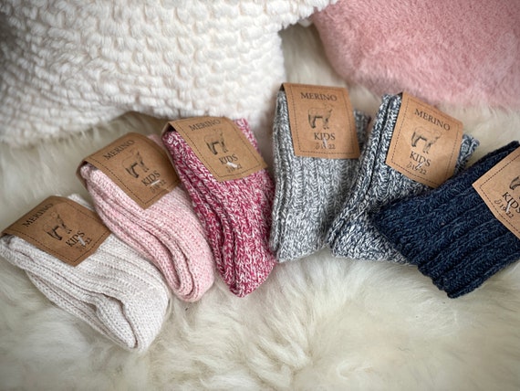 Follkee Toddler Merino Wool Socks Perfect Gift Idea Size 2 3 Y Etsy Canada