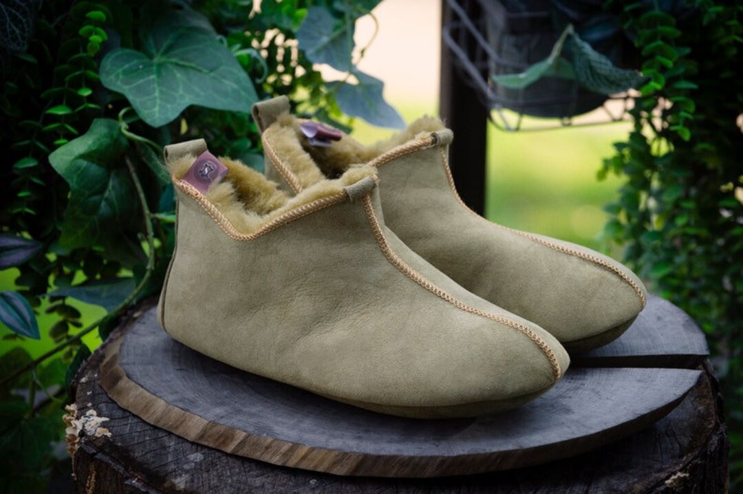 Follkee Slippers Santa Bambosh Matcha Green Indoor Slipper Barefoot ...