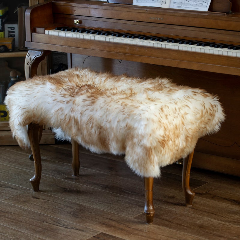 Sheepskin Bench - Etsy