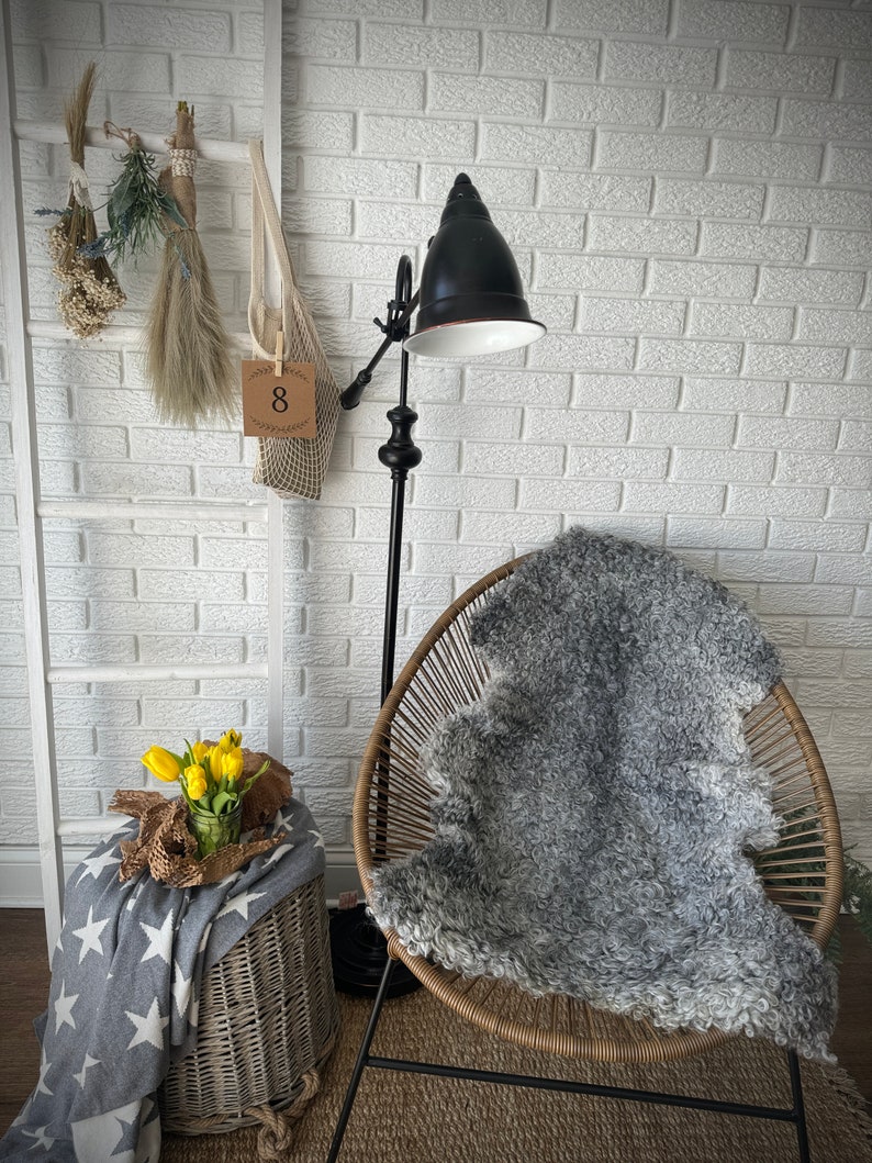 Follkee Gotland Sheepskin Rug | Sheepskin Throws| Area Rug | Natural ...