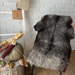 Follkee Sheepskin Rug, Throw Fur Rug, Sheepskin Rug Throw, Natural ...