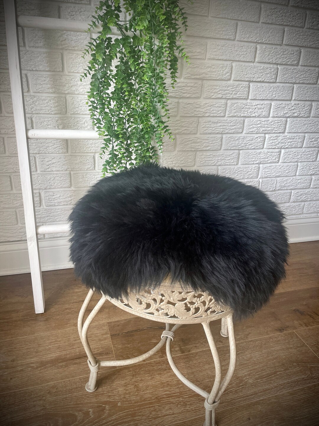 Chair Pad Stool Pad | Scandinavian Decor | Seat Pad Black| Icelandic ...