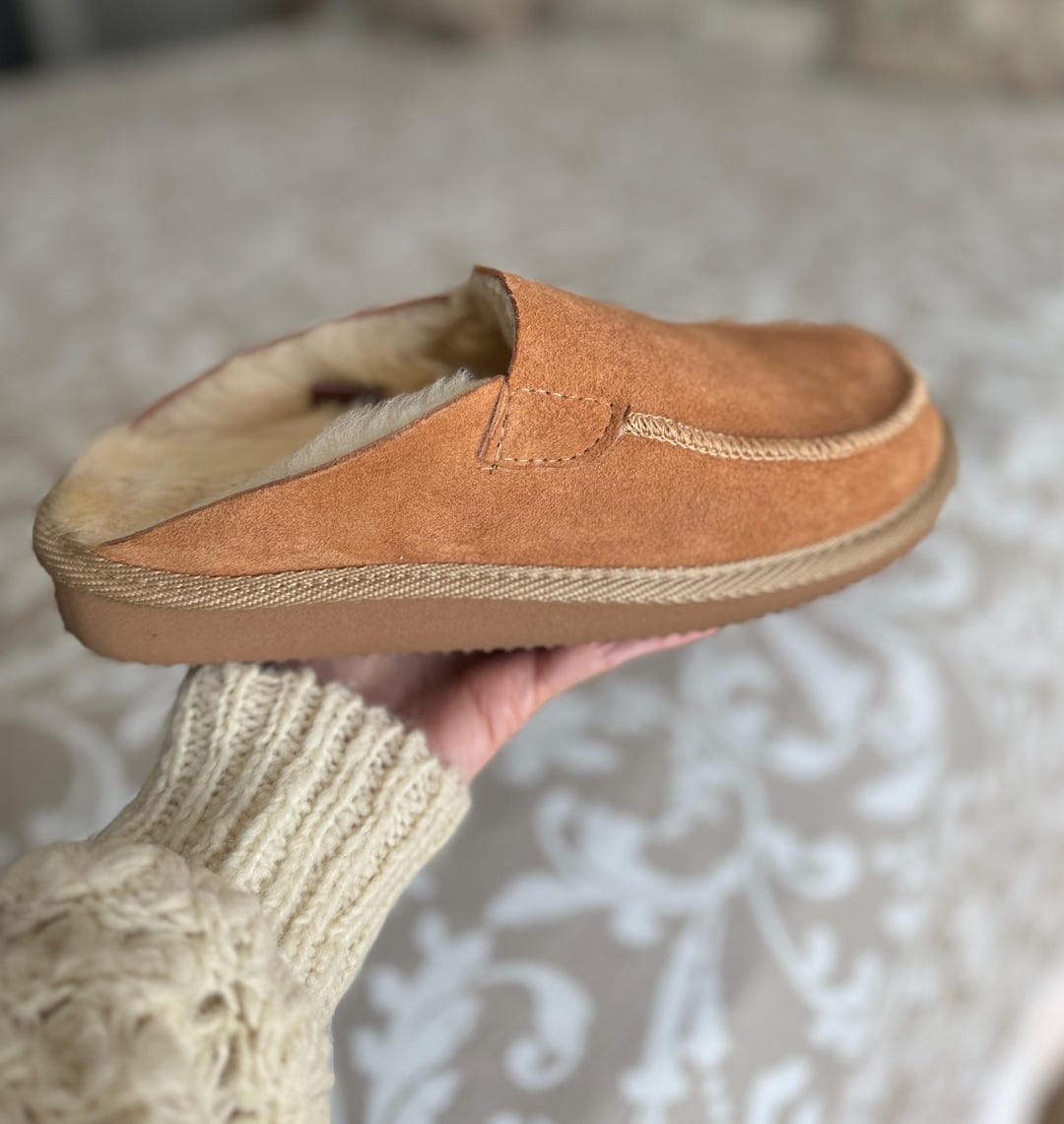 Follkee Slippers Sheep Skin Wool Slippers Woman Slippers House Shoes ...