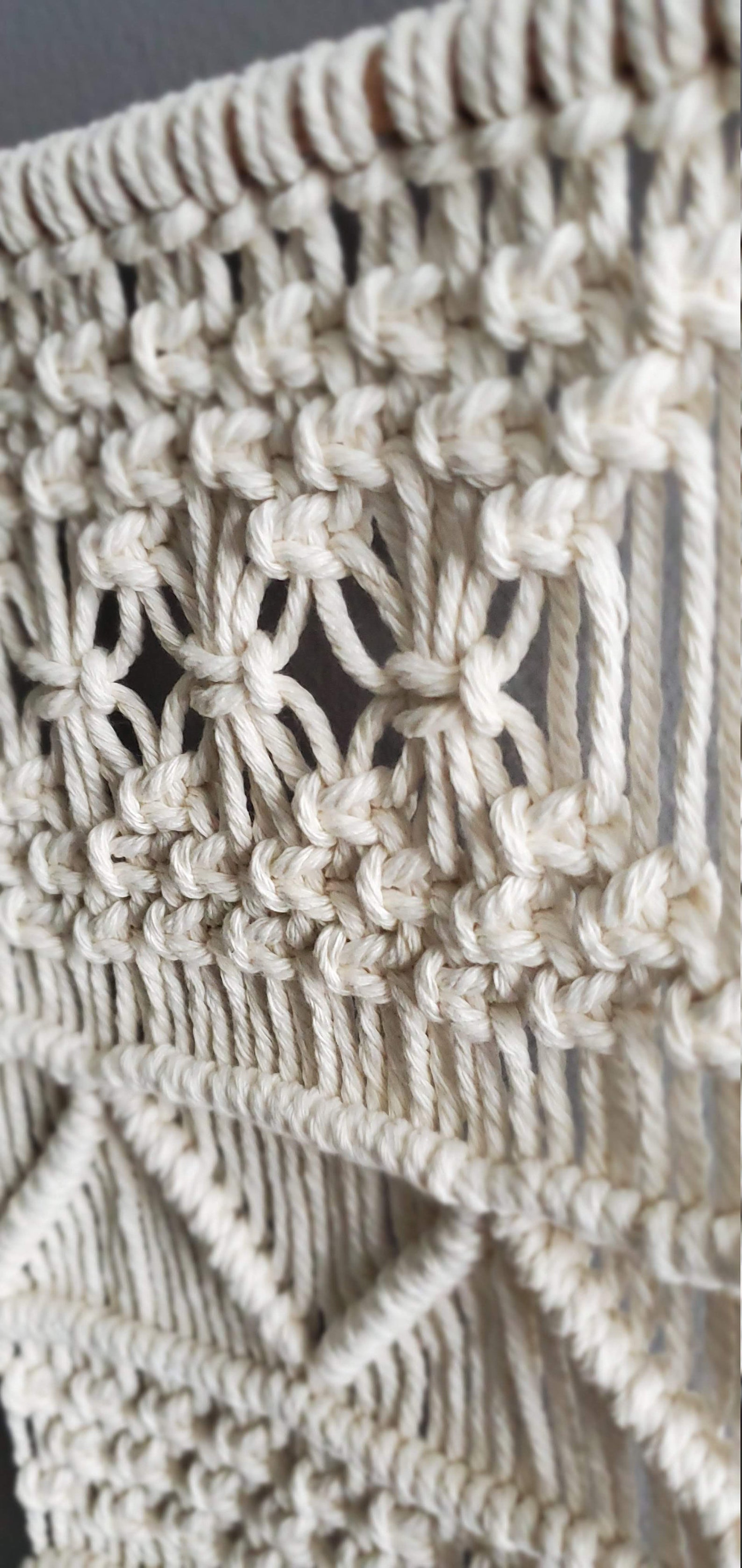 Easy Macrame Pattern Macrame Wall Hanging Step-by-step Guide | Etsy