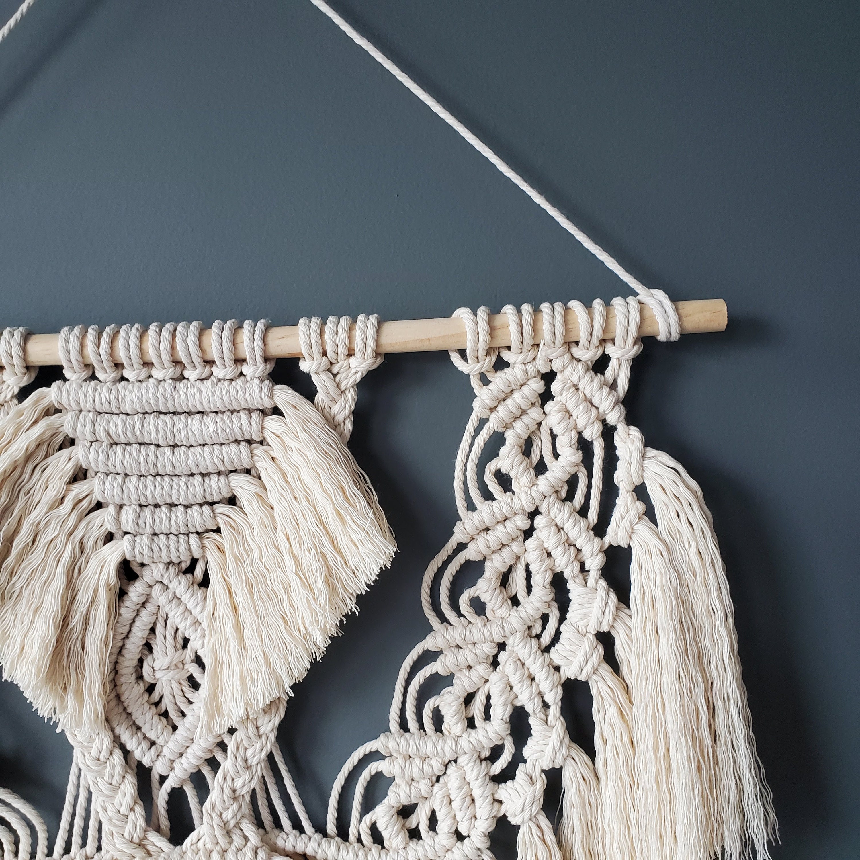 PDF Pattern Macrame Wall Hanging Step-by-step Tutorial - Etsy