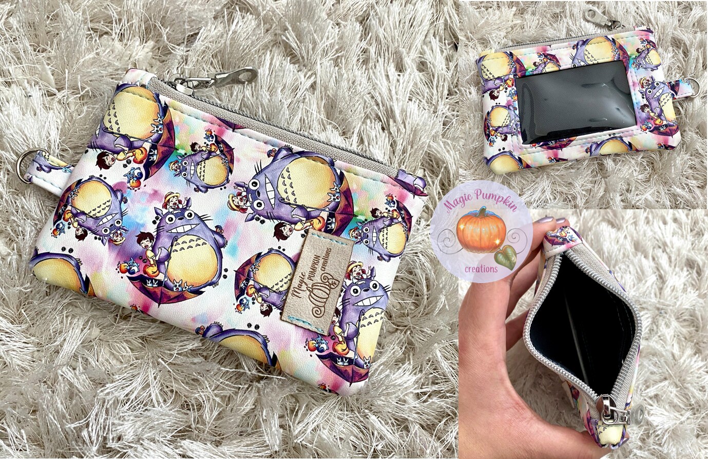 Cute Cartoon Character ID Card Holder Zipper Pouch baby - Etsy