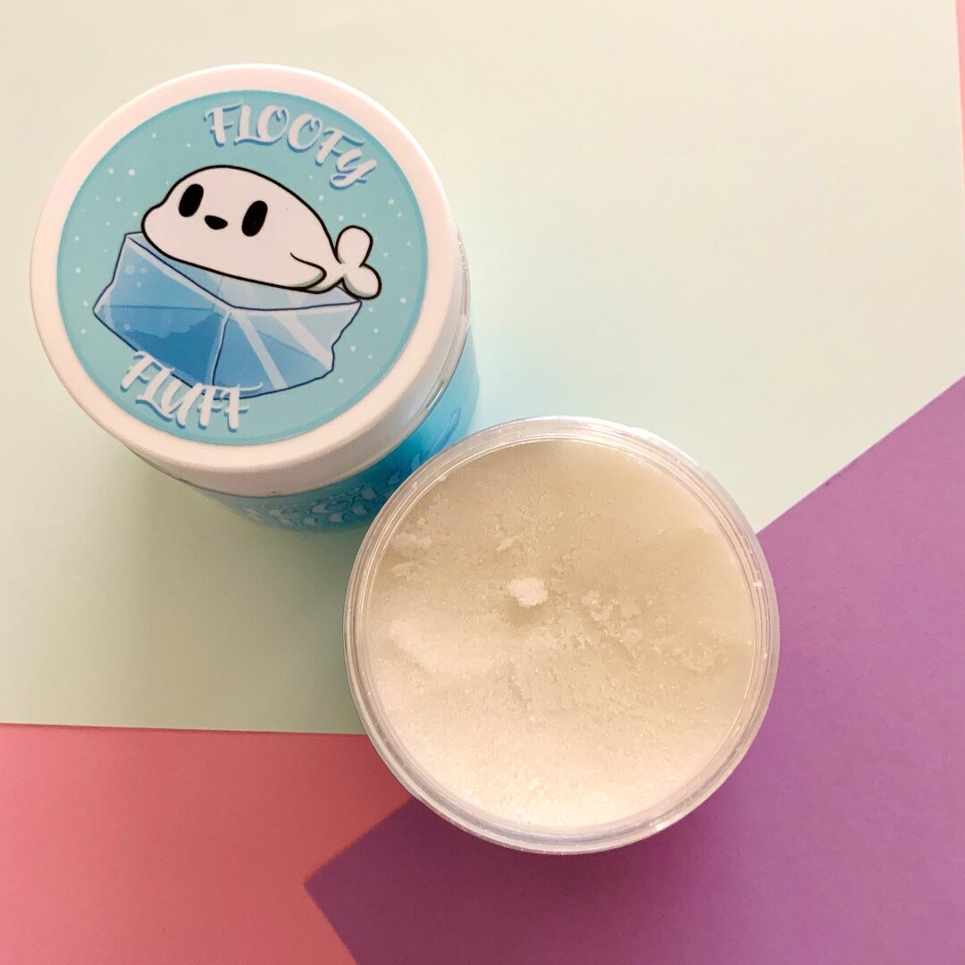 UNSCENTED Sugar Scrub Floofy Fluff - Etsy