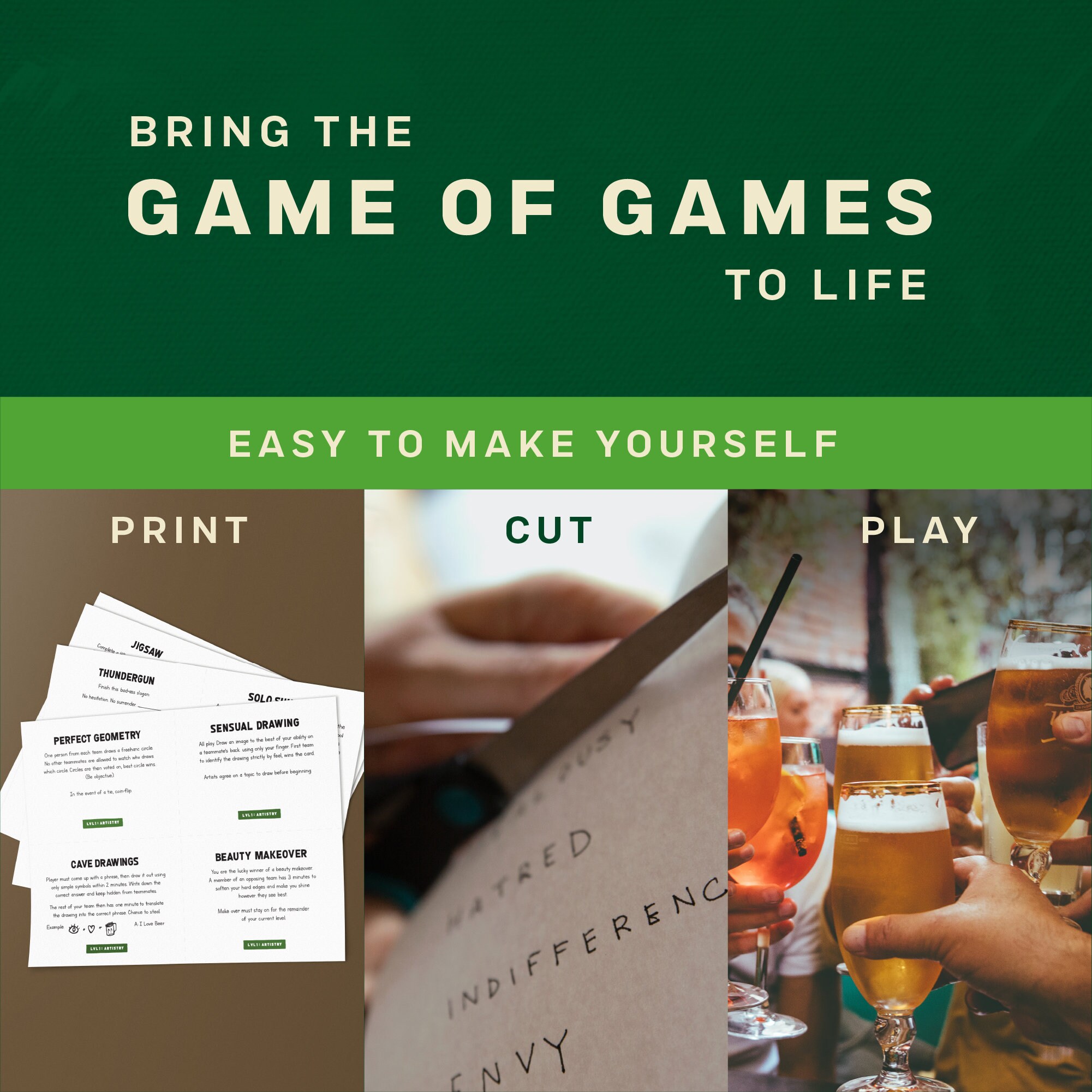 Chardee Macdennis Game – DIY Version - Etsy