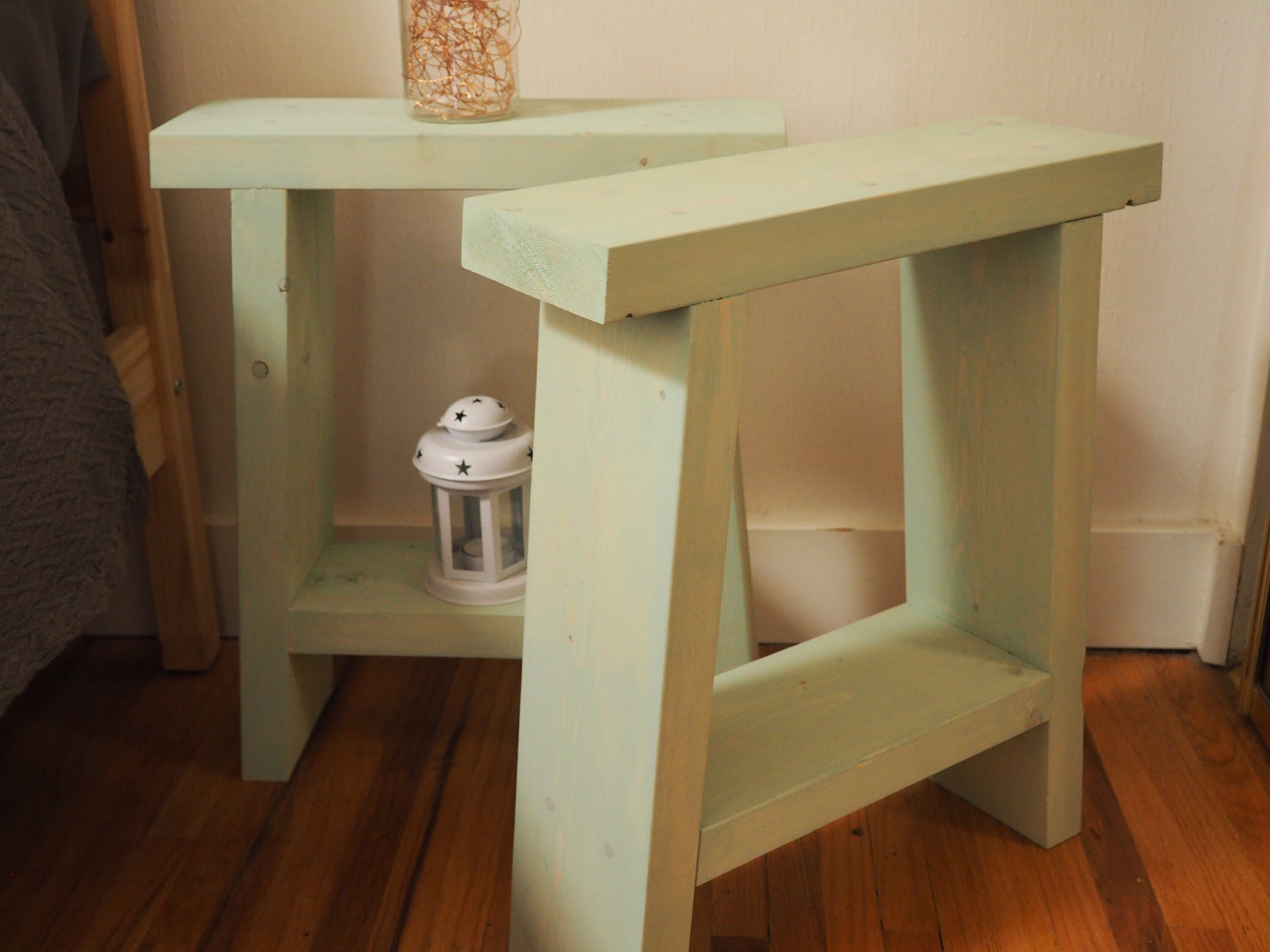 Pine Side Tables - Etsy