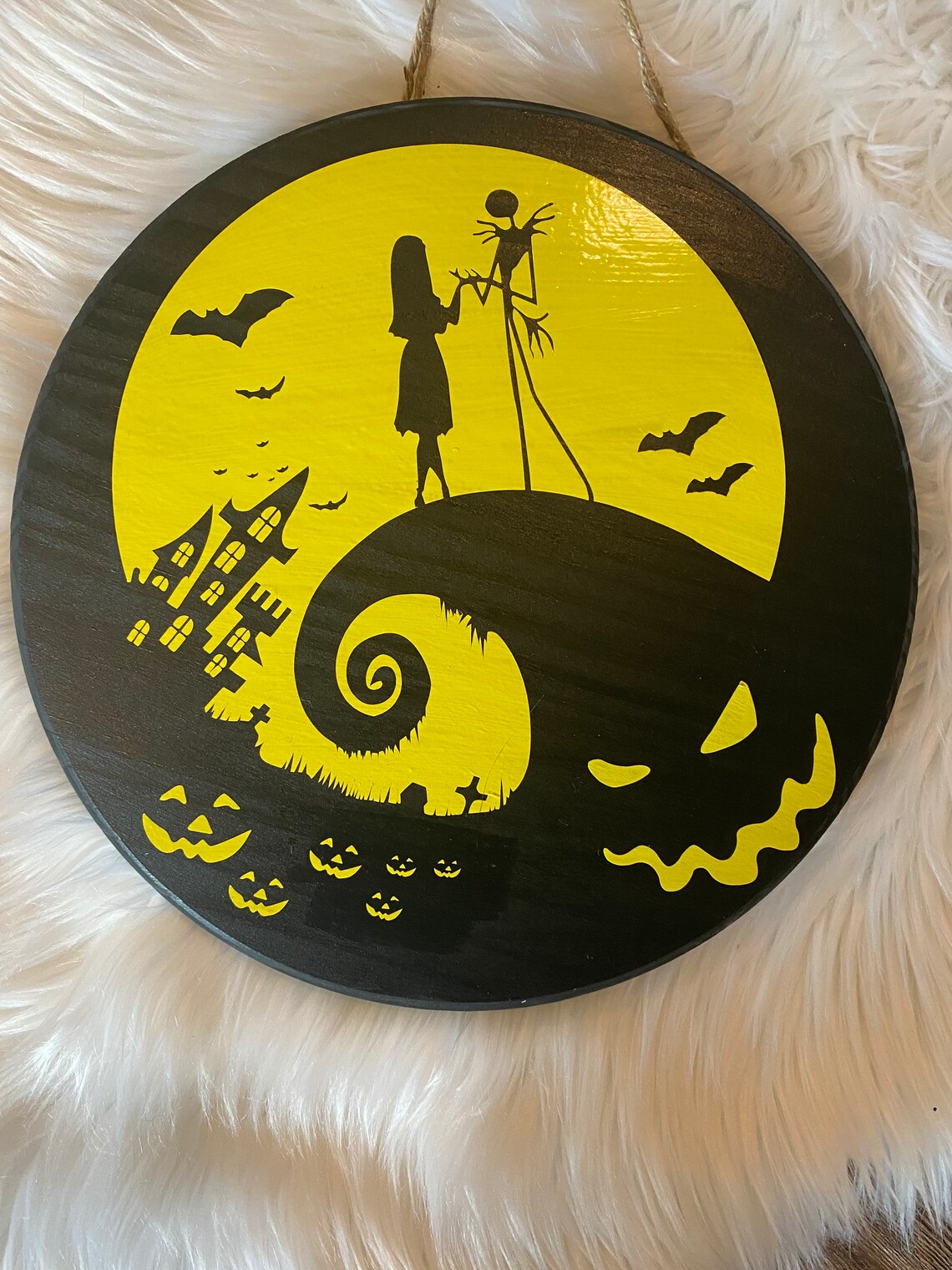 The Nightmare Before Christmas Door Sign - Etsy