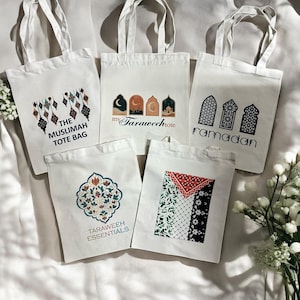Custom Ramadan Tote / DIY Ramadan Bag / Taraweeh Bag / Ramadan Favors ...