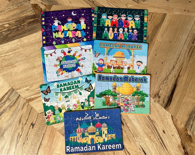 Ramadan Puzzles for Kids / Muslim Kids Gifts / Ramadan Gifts / Ramadan ...