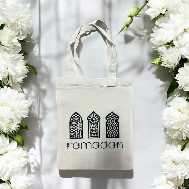 Custom Ramadan Tote / DIY Ramadan Bag / Taraweeh Bag / Ramadan Favors ...