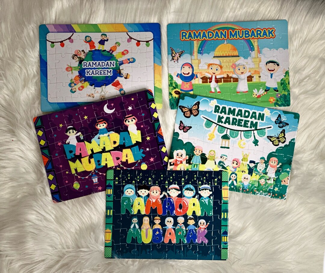 Ramadan Puzzles for Kids / Muslim Kids Gifts / Ramadan Gifts / Ramadan ...