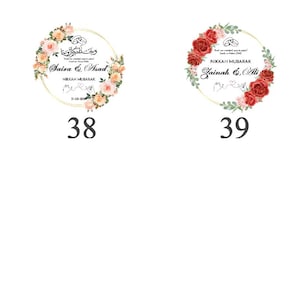 Desi Wedding Favor Stickers / Mehndi & Shaadi Labels / Indian Pakistani ...